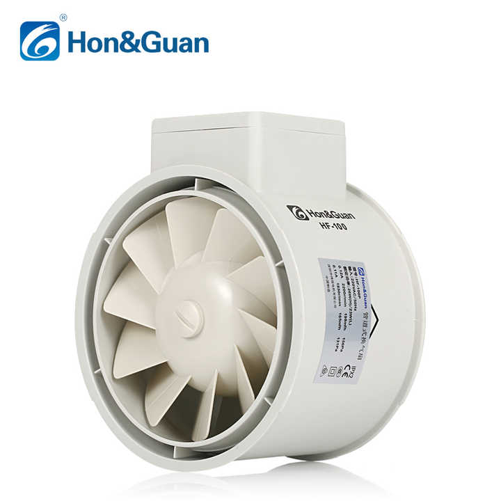 Flow Air Smoke Extractor Exhaust Fan - Mixed Plastic CE