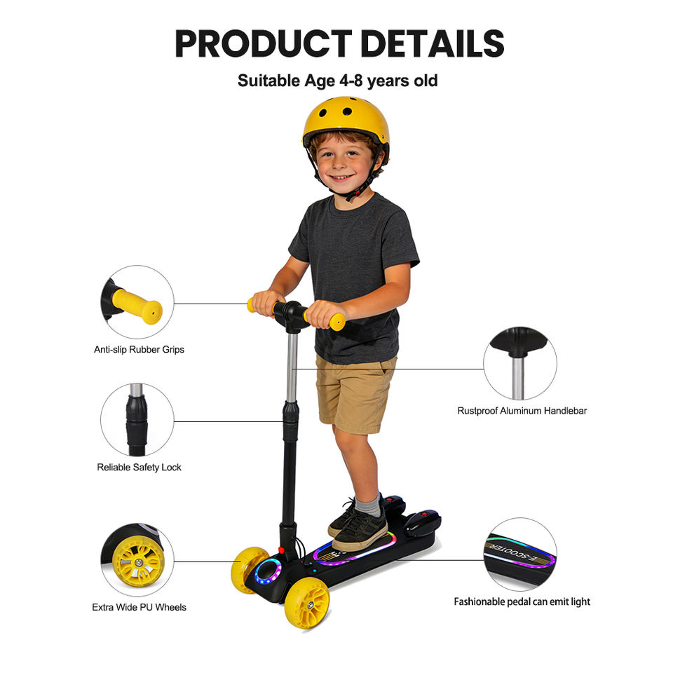 Popular Design 12V 4.0Ah Lead Acid Battery Kids Kick Scooter Max Load ...