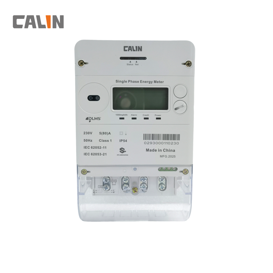 CALIN Single Phase Smart Prepaid Electricity Meter with Lora-rf