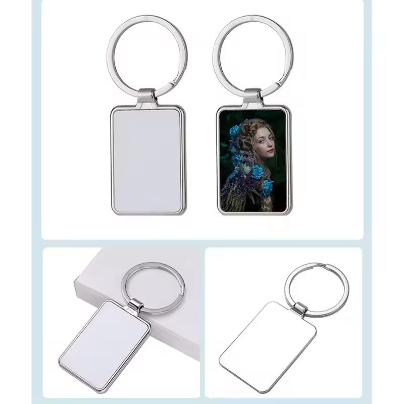 Personalized Fashion Zinc Alloy Metal Keychain Sublimation Transfer ...