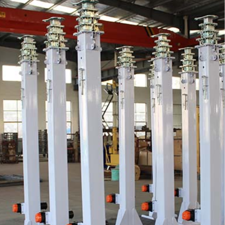 3-6 Section Retractable Galvanized Electric Winch Hydraulic Light Tower ...