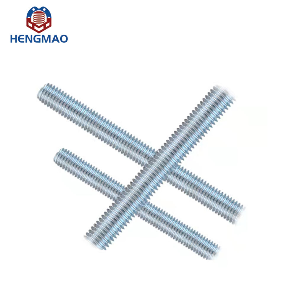 Customized Inch UNC UNF Carbon Steel Color Zinc Plated Full Thread Bolt ...