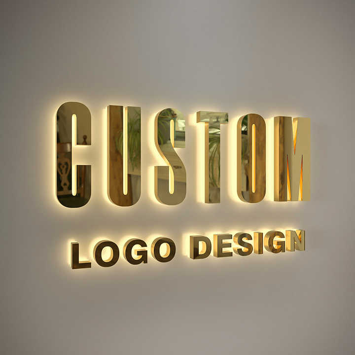 Custom Laser Cut 3D LED Sign - Backlit Metal Channel Letters