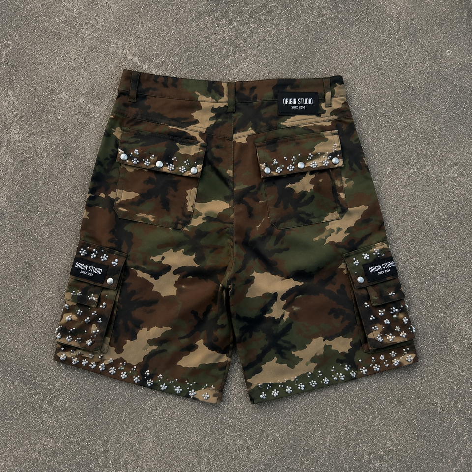 OEM Cargo Jorts Camouflage Jort Sweatpants Pleated Jorts Jorts ...