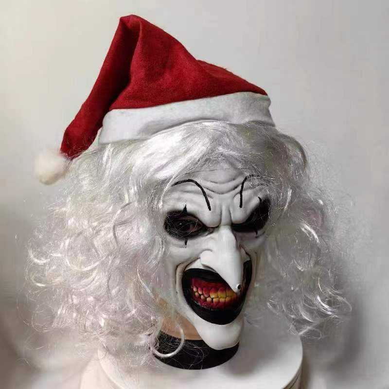 Terrifier Art Costume Mask - Scary Clown Latex Party Mask
