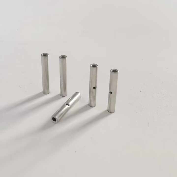 50-Piece,Small Copper Tube Connector ,BN0.5 Non-Insulated Butt Splice ...