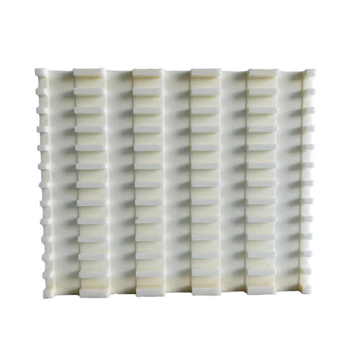 Alumina ceramic plate with support position for heat and impact ...