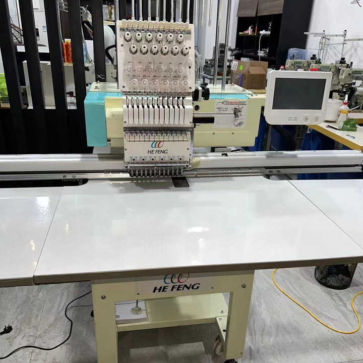 China Best Embroidery Machine Brand Hefeng 1201 SINGLE Head Twelve ...