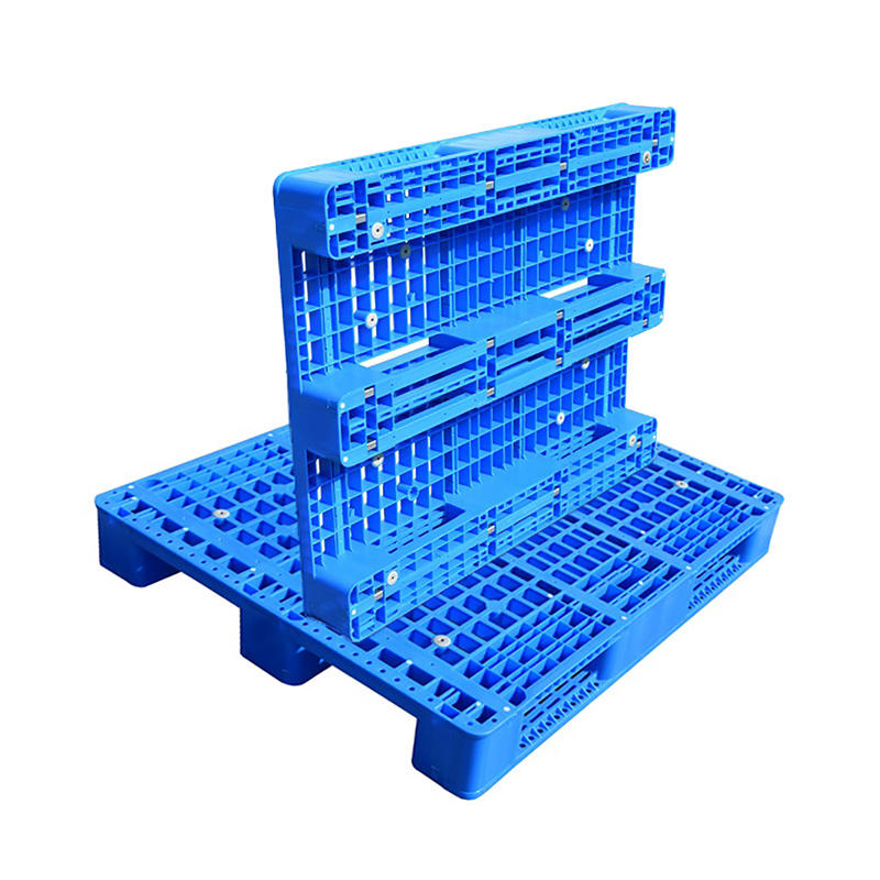 Euro 4-Way Single Faced Stackable Duty Plastic Pallet for Food Medical ...
