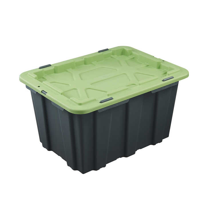 25L Plastic Heavy Duty Storage Tote Box Tub Manufacturer