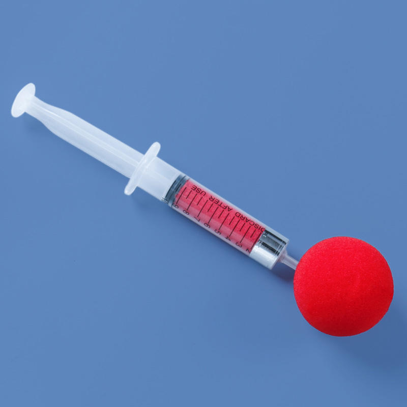 Red Creative Syringe Sponge Ball Color-changing Dyeing Interactive ...