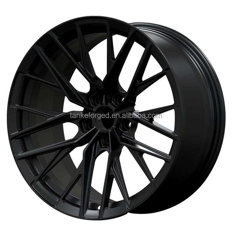 Passenger Car Wheels Black 19 Inch 5x120 5x115 Alloy Car Forged Wheel ...