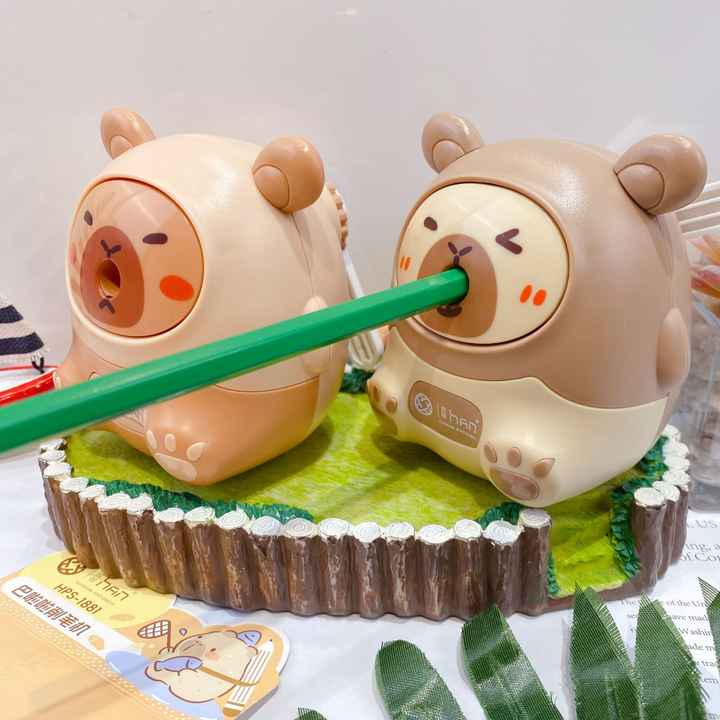 Capibara Electric Pencil Sharpener Stationery Items for Schools ...