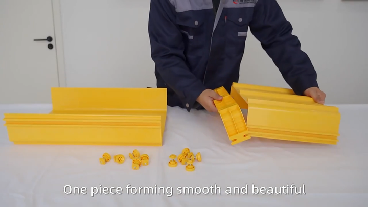 Hot Sales Cable Tray - 100mm Yellow Orange PVC Fiber Optic