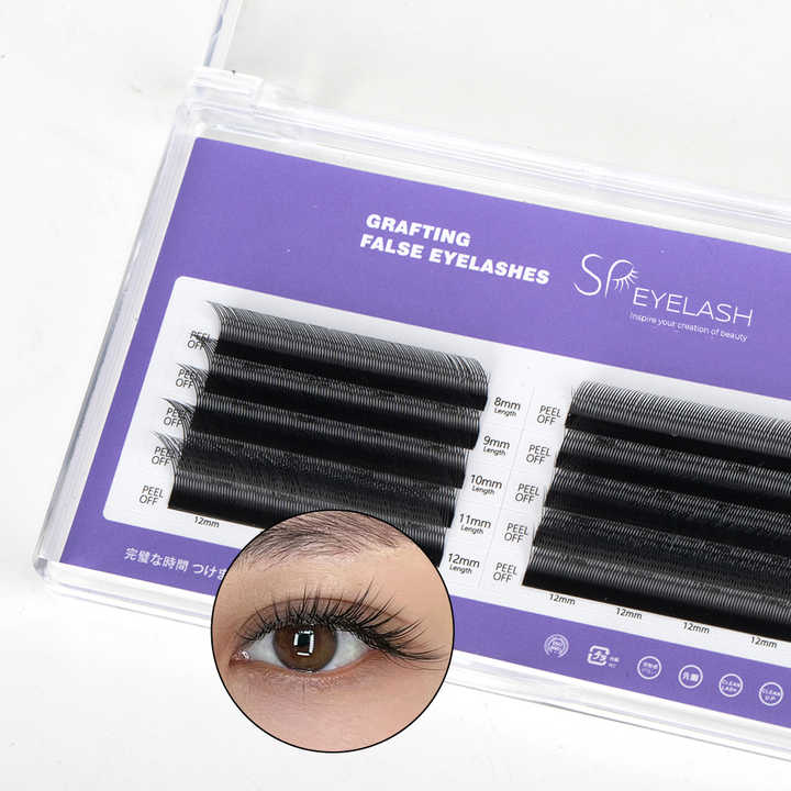 SP EYELASH Premade Fans YY Shape Eyelash Extensions Slant Flying YY ...