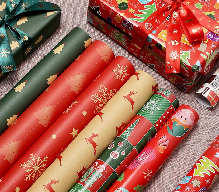 Wholesale Premium Christmas Wrapping Paper Custom Design Gift Wrap ...