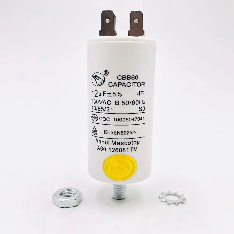 CBB60 AC Motor Run Capacitor 450VAC Aluminum for Air Conditioner ...