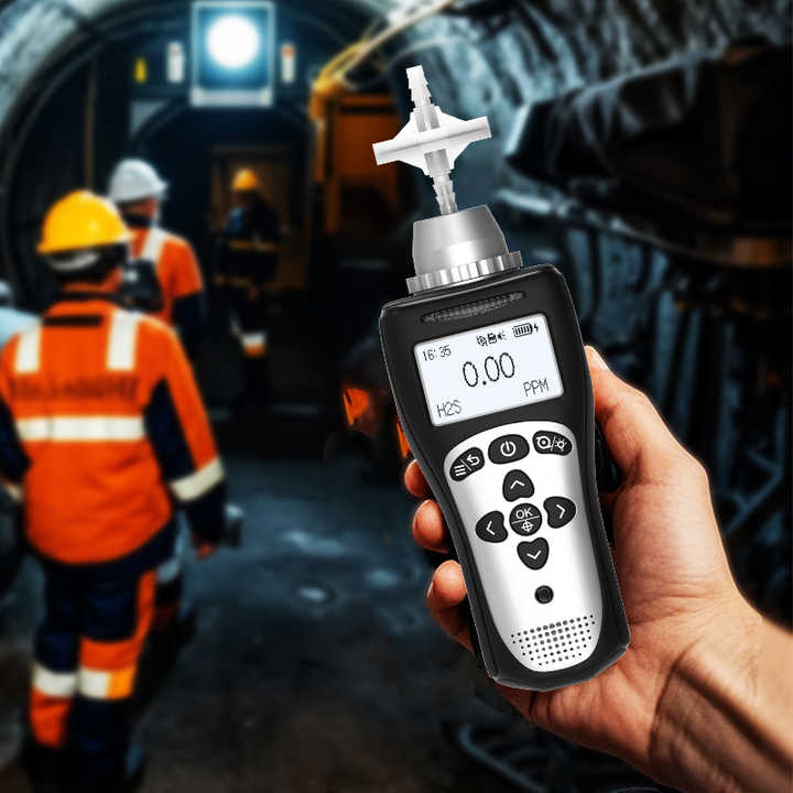 Portable IP66 Industrial Gas Analyzer with 0-10ppm SiH4 Leak Detection ...