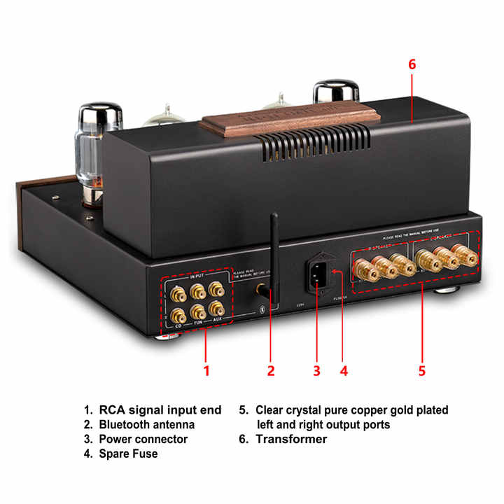 World-class KT88 Vacuum Tube Amplifier for Hi-Fi Music