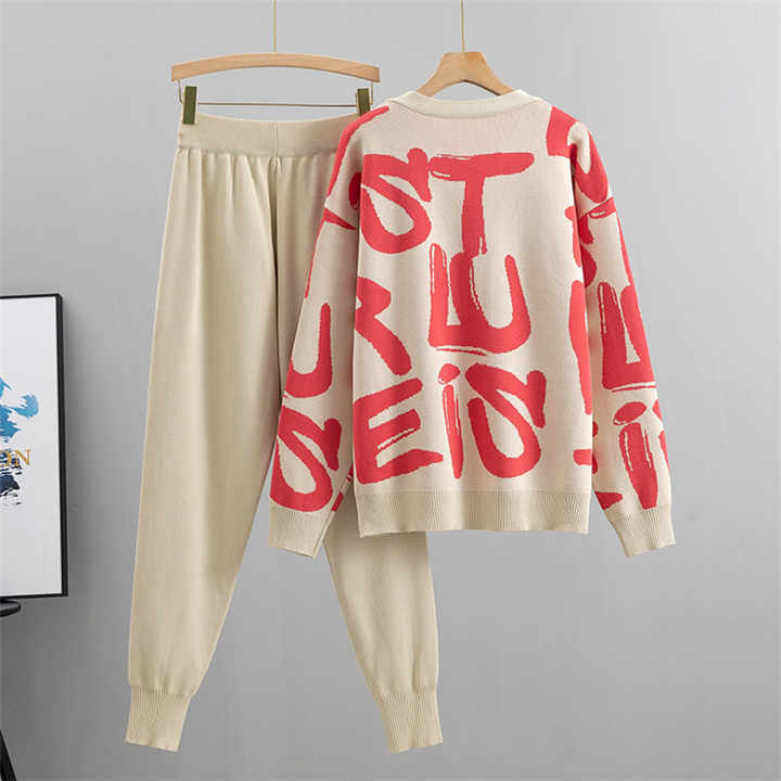Shop Our Fashion Autumn and Winter 3 Piece Knit Set for Women