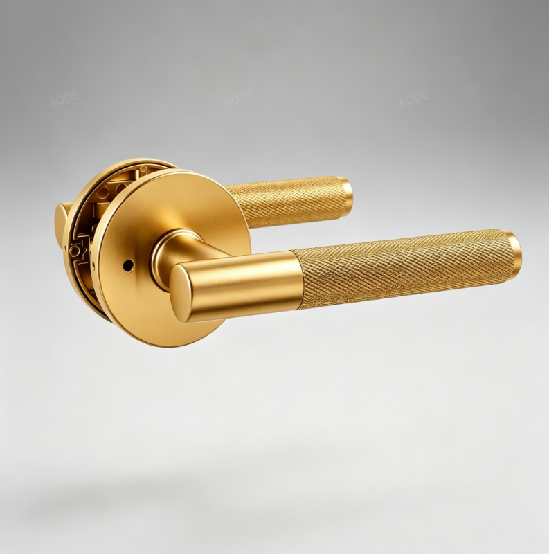 Modern Durable Zinc Alloy Door Handle with Zinc Coating Anti-Corrosion ...