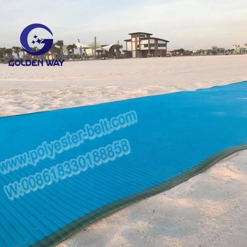 100% Recycled Polyester Beach Wheelchair Mats for Accessible Path ...