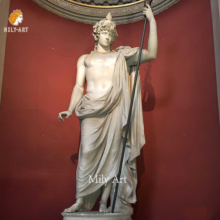 Hand Carved Life Size Classic Greek God Sculpture Marble Antinous ...