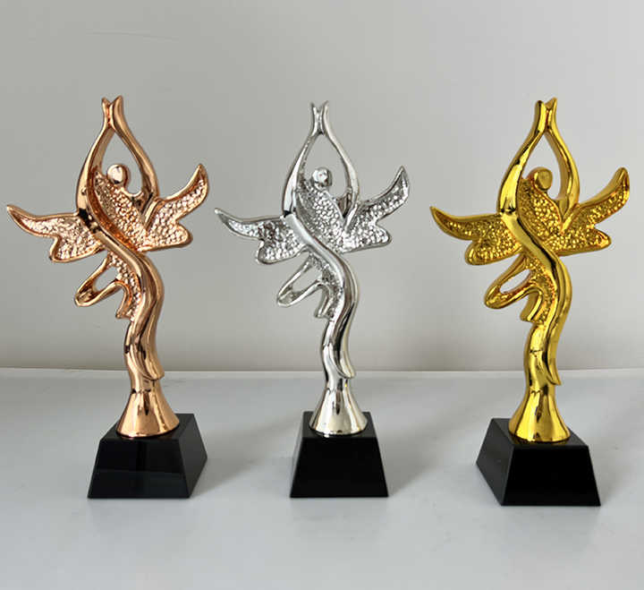 MH-NJ00897 Dance Crystal Trophy Gold Silver Bronze Children's School ...