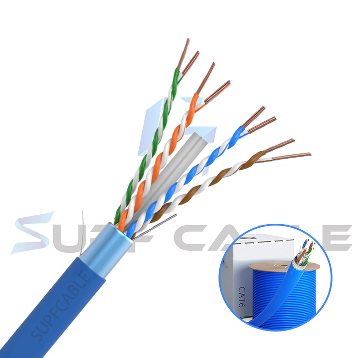 Cat6 Ftp Network PE Jacket 23Awg Bare Copper 305M Armored Cable for ...