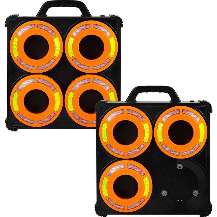 High Visibility Traffic Cone Lights - 8 Pack Strobe Beacons