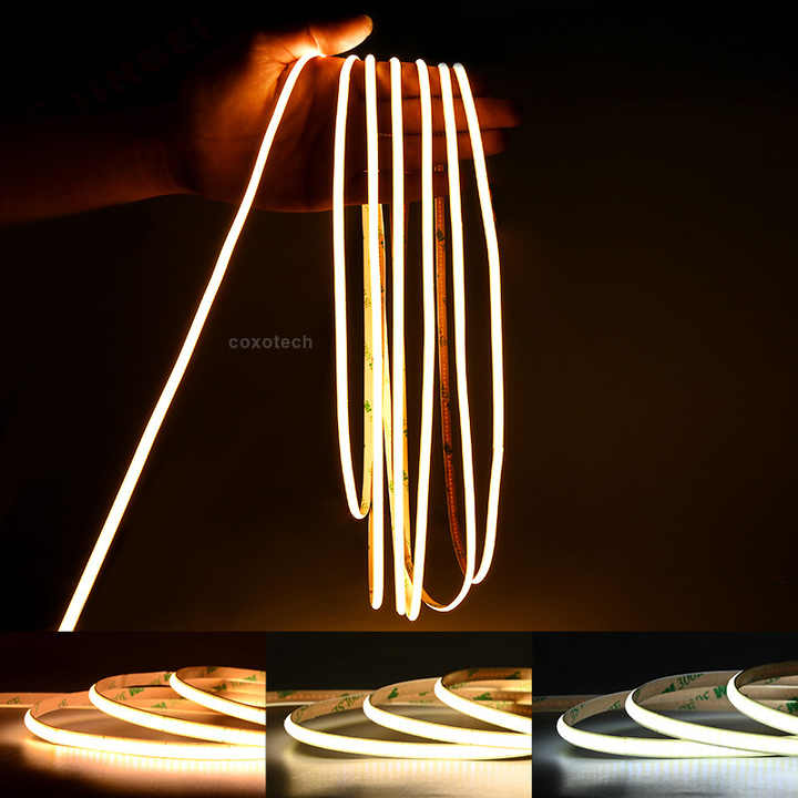 COXO Mini Cut Anywhere COB LED Strip - 50000 Hours Lifespan