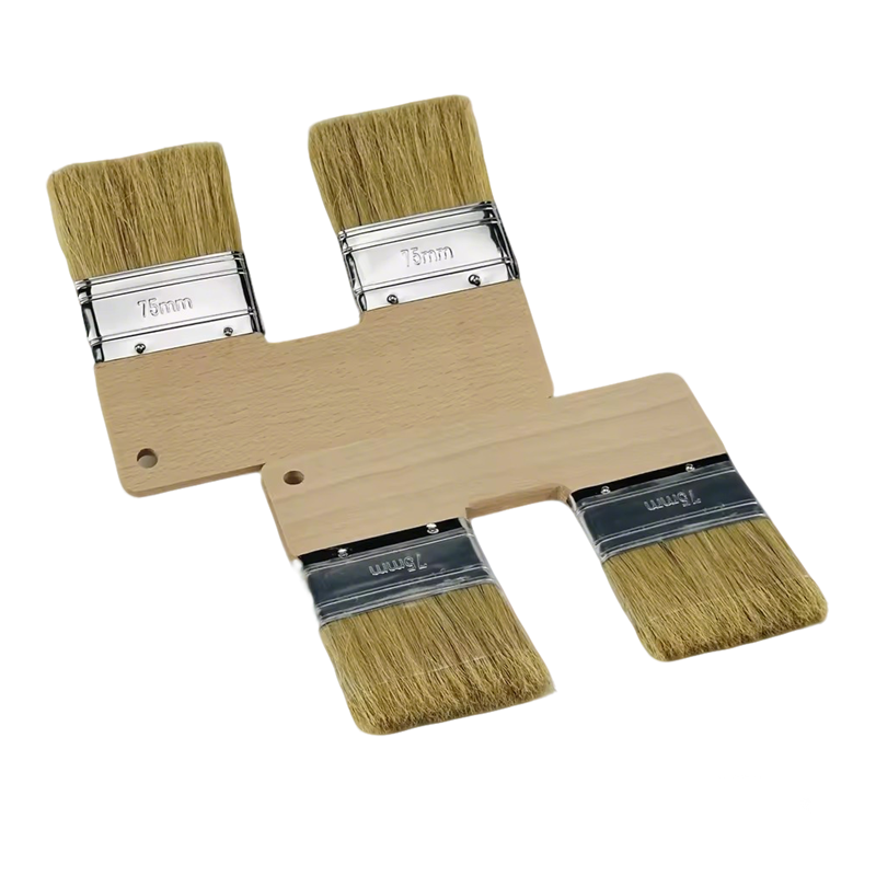 Deck Stain & Sealer Block Paint Brush Double Heads U Shaped Reusable ...