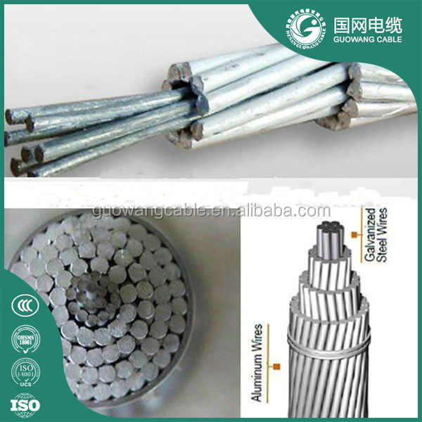Conductor de aluminio de acero reforzado, ACSR de 795-26/7, para aéreo ...
