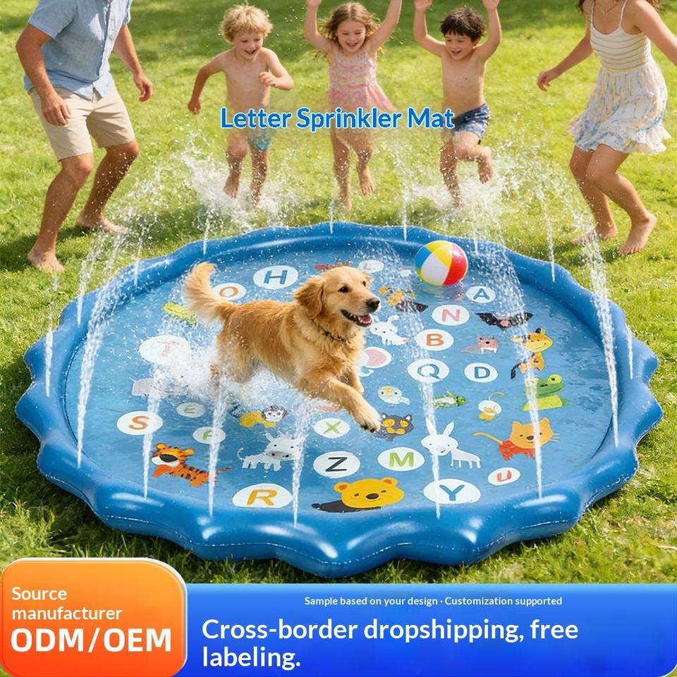 Inflatable PVC Summer Pet Spray Mat for Dogs-Durable Eco-Friendly ...