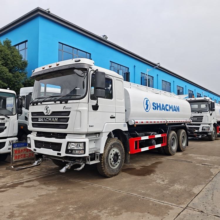 New SHACMAN F3000 6x4 Water Tanker Truck 315hp Diesel WEICHAI Engine ...