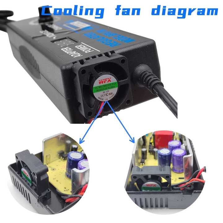 High-power 3-15V 15A Adjustable Voltage Power Supply