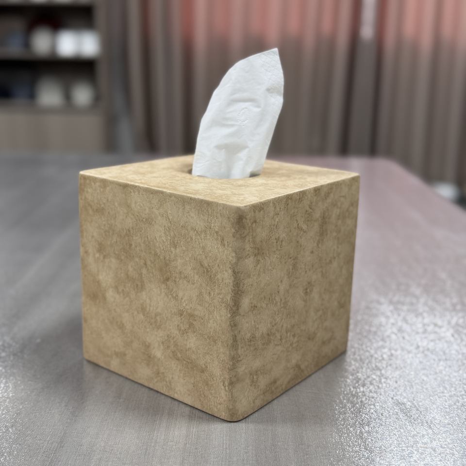 Resin Tissue Box Custom Color for Home High End Refillable Tissue Box ...