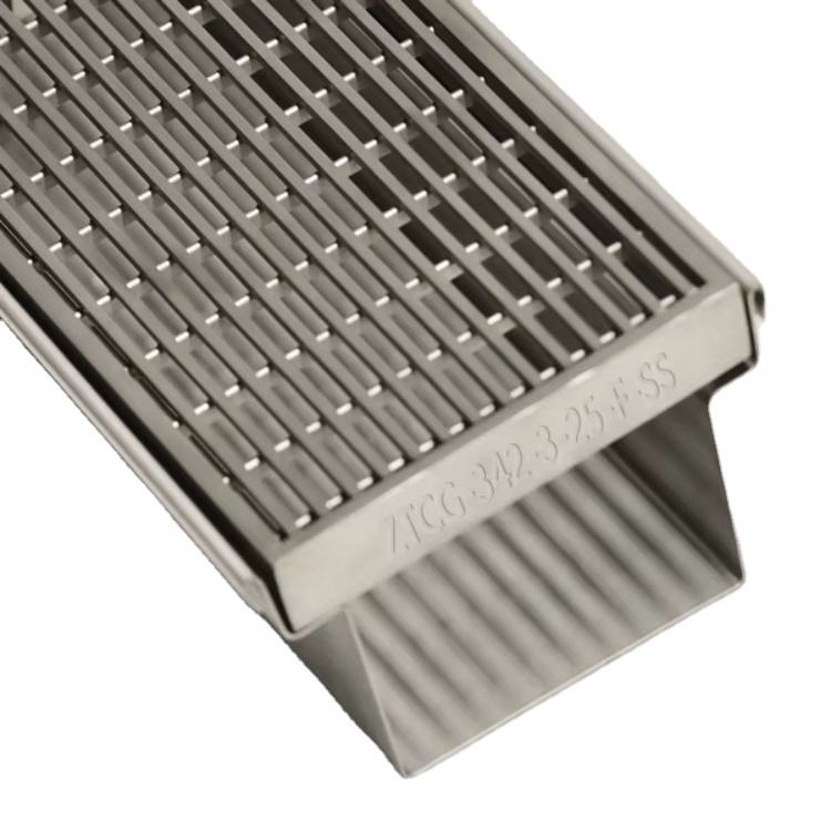 Stainless Steel Grating Trench Cover and Drain for Office & Building ...