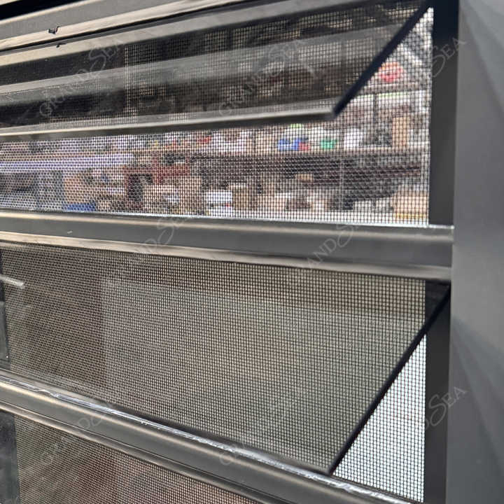 2025 Aluminium Sliding Louver with Double Rails Casement Fixed and ...