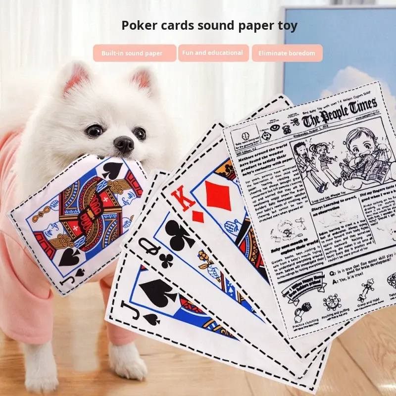 Plush Interactive Sound Toy for Dogs Crinkle Paper Simulation Corgi ...
