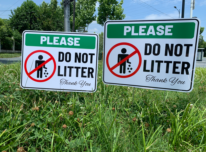 High Quality Outstanding Aluminum Security Safety Custom YardSigns With ...