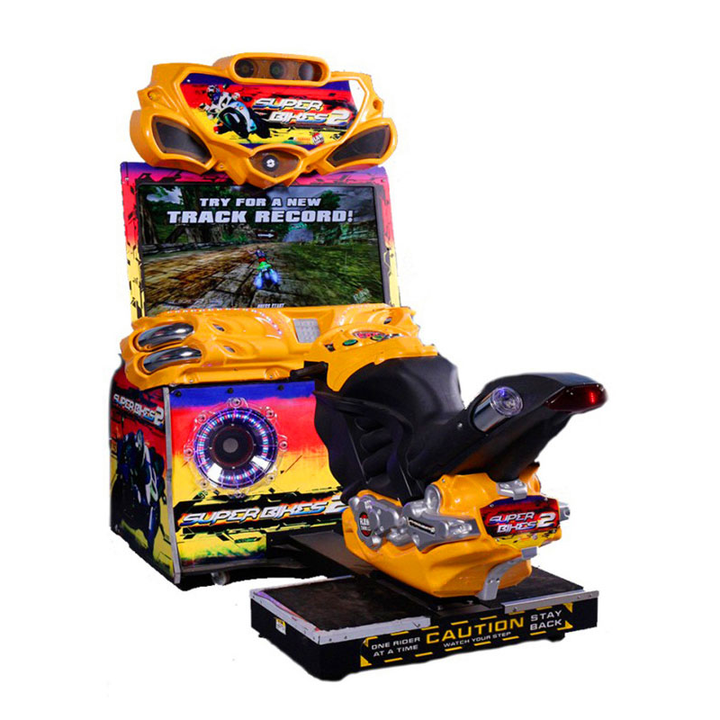 Baby Bear Super Moto Bike Racing Game Machine Stainless Steel Super ...