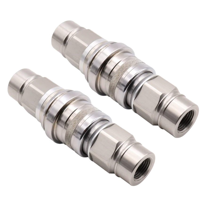 SHJH-LOK 316SS 304SS Flat Head Hydraulic Quick Coupling with Female ...