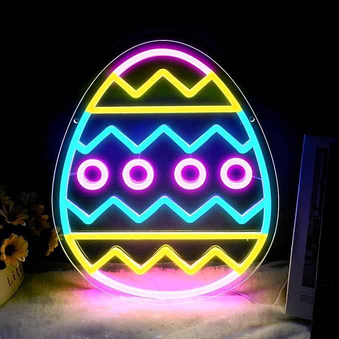 Customized Easter LED Acrylic Neon Sign NO MOQ Dropshipping Happy ...
