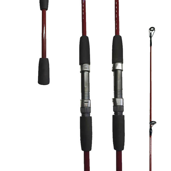 Alpha Solid Fiberglass Cast Spinning Fishing Rod High Quality 2 ...