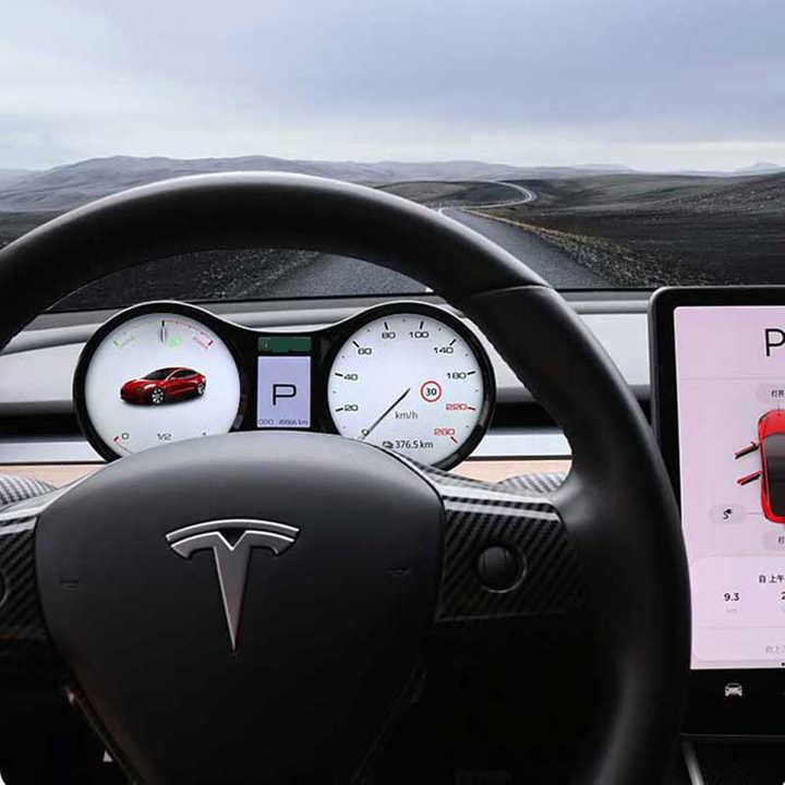 Digital Dashboard Panel for Tesla Model 3/Y - Virtual Instrument Cluster