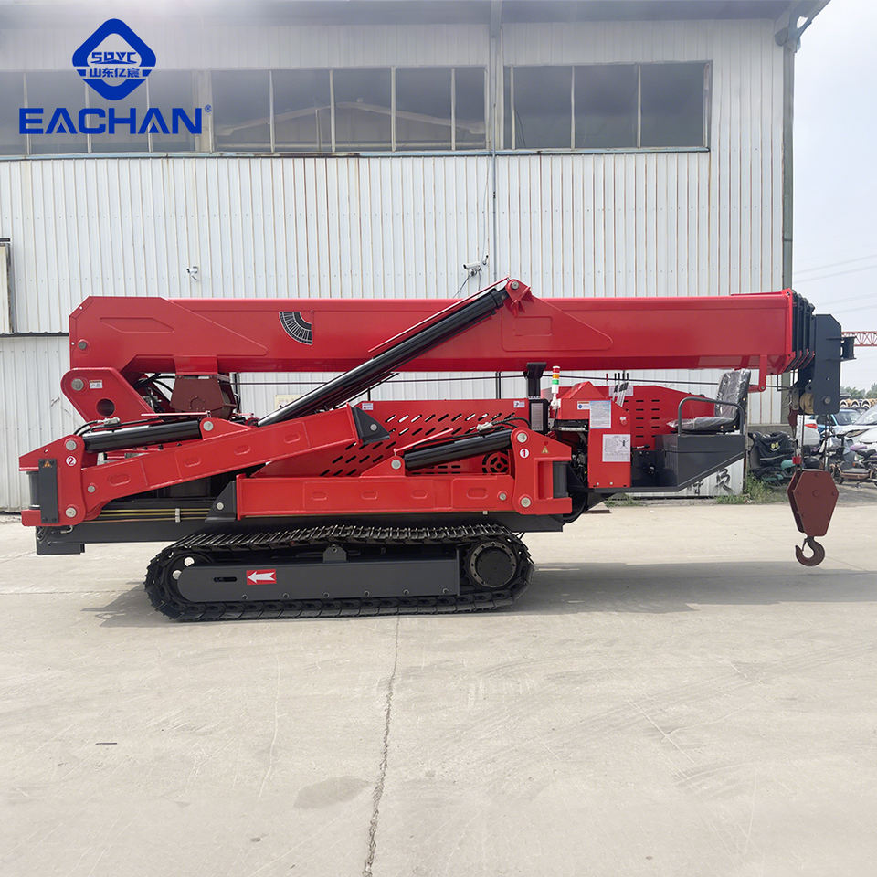 EACHAN Multifunctional Spider Crane Luffing Cylinder 12 Ton Spider ...