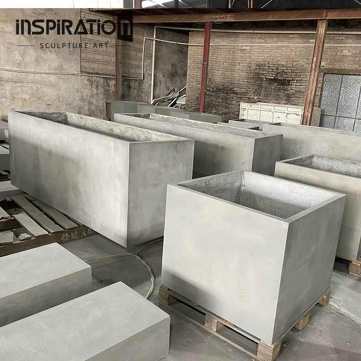15 Years GFRC Garden Planters Pots Manufacturer Customized Gardending ...
