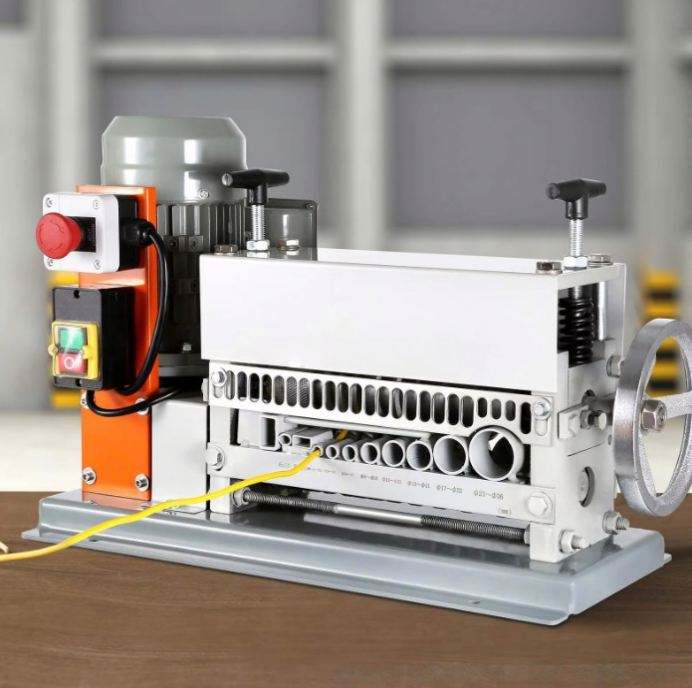 Semi-Automatic Electric Professional Wire Stripping Machine 220V 27m ...