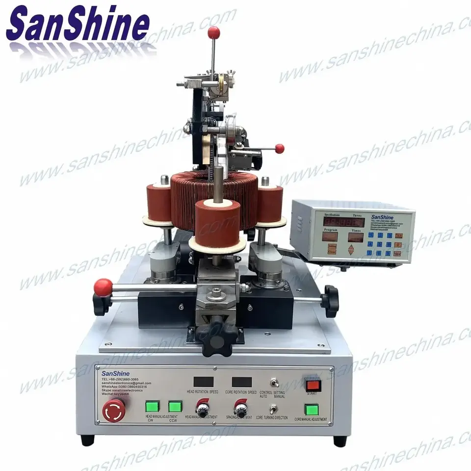 Gear Toroid Winding Machine for Toroid Inductor Voltage Current ...